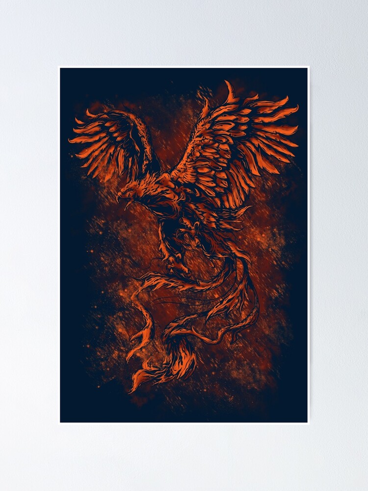 "Phoenix" Poster for Sale by opawapo | Redbubble