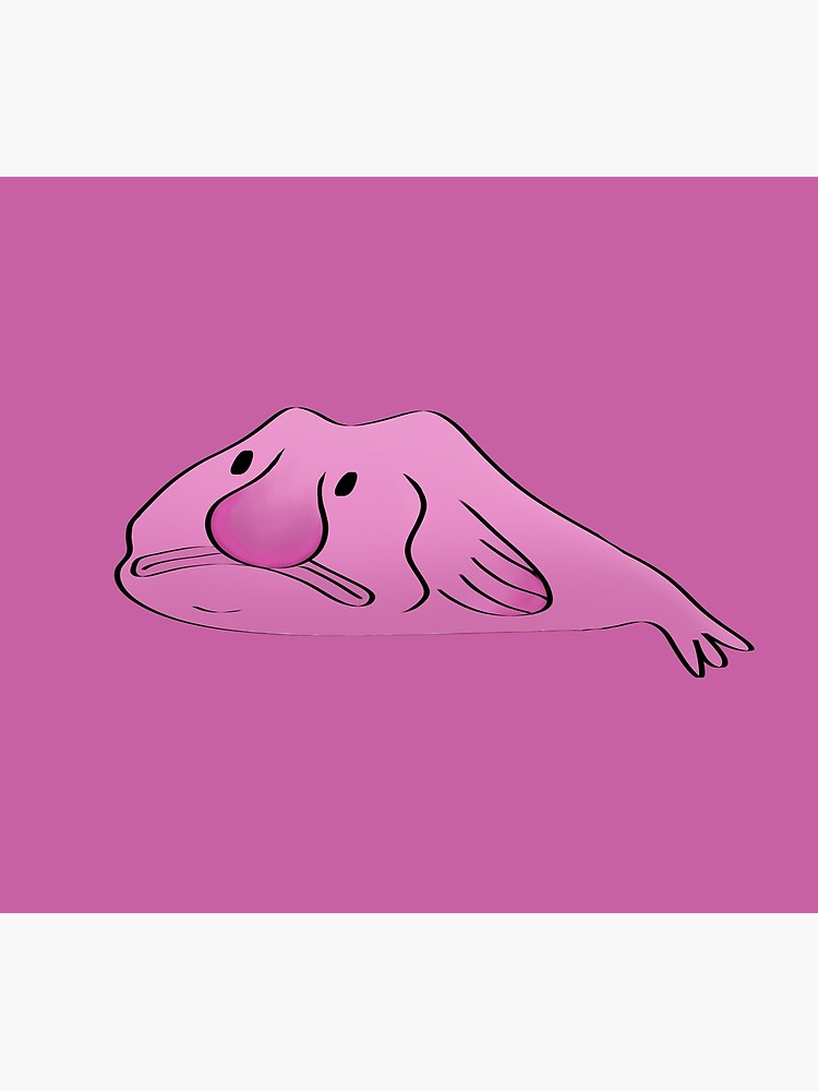 "Pink blobfish" Poster for Sale by Glowsqad | Redbubble