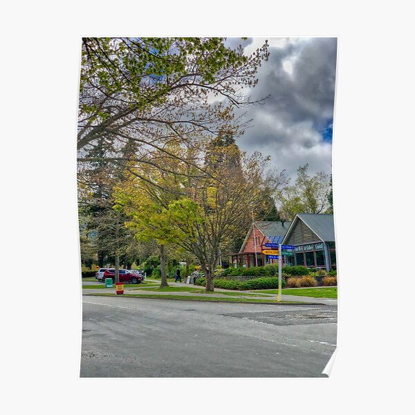 "Street Signs In Hanmer Springs" Poster by urbanfragments | Redbubble