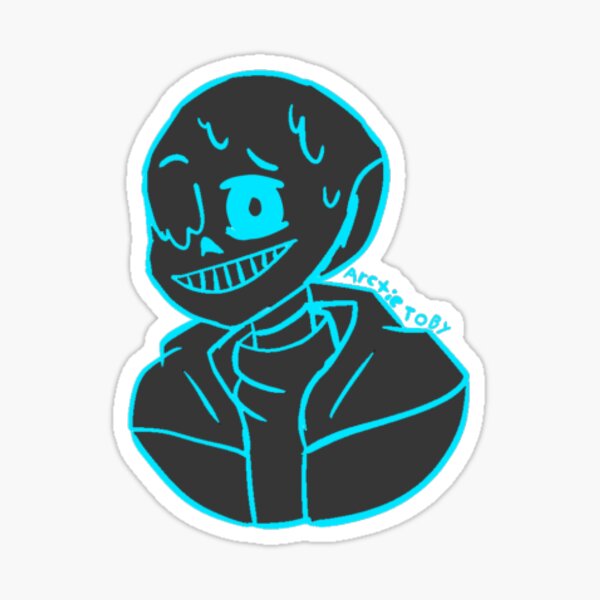 "nightmare sans mini" Sticker for Sale by Arctic-Toby | Redbubble