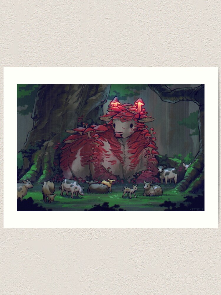 "The Mooshroom" Art Print for Sale by Neytirix | Redbubble