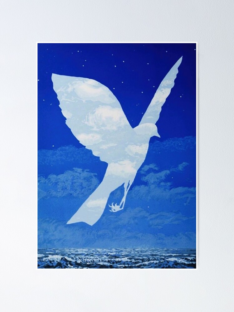 "Rene MAGRITTE - L'Entrée en scène" Poster for Sale by florence-graham ...