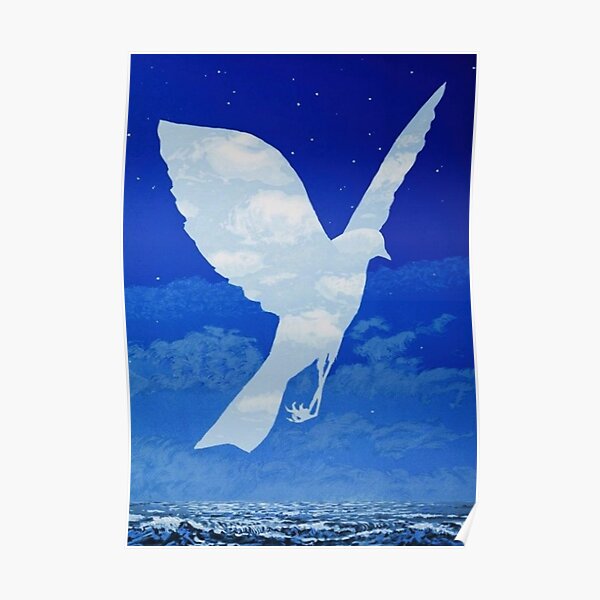 "Rene MAGRITTE - L'Entrée en scène" Poster for Sale by florence-graham ...