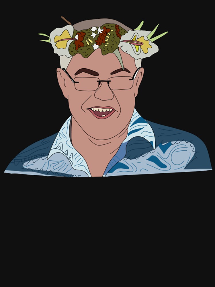 "Hawaii Scomo " T-shirt for Sale by BandTeezPleazes | Redbubble | scott ...