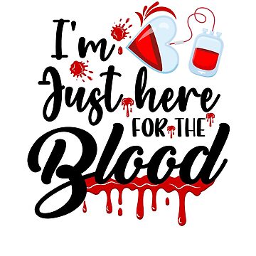 "Phlebotomist Joke Blood Venipuncture" Sticker for Sale by OPK Shop ...