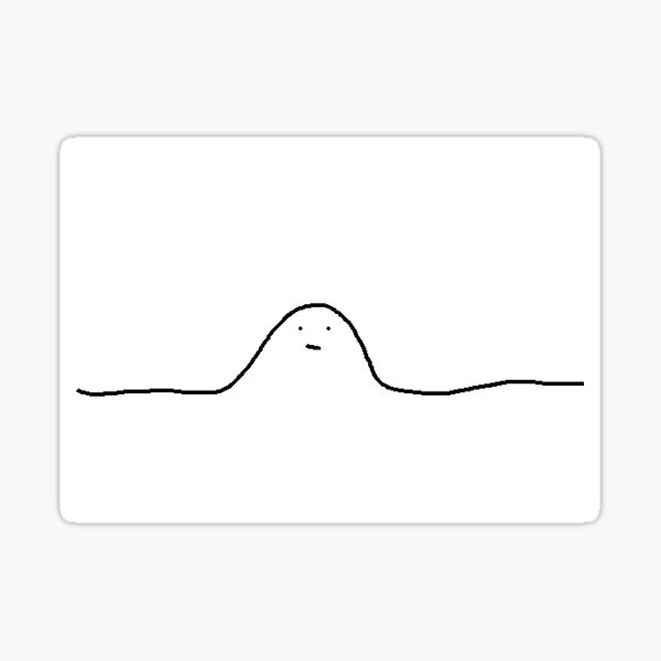 "lump" Sticker by celery-cat | Redbubble