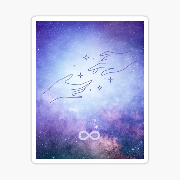 "Eternal Love" Sticker for Sale by BeautyBloom | Redbubble