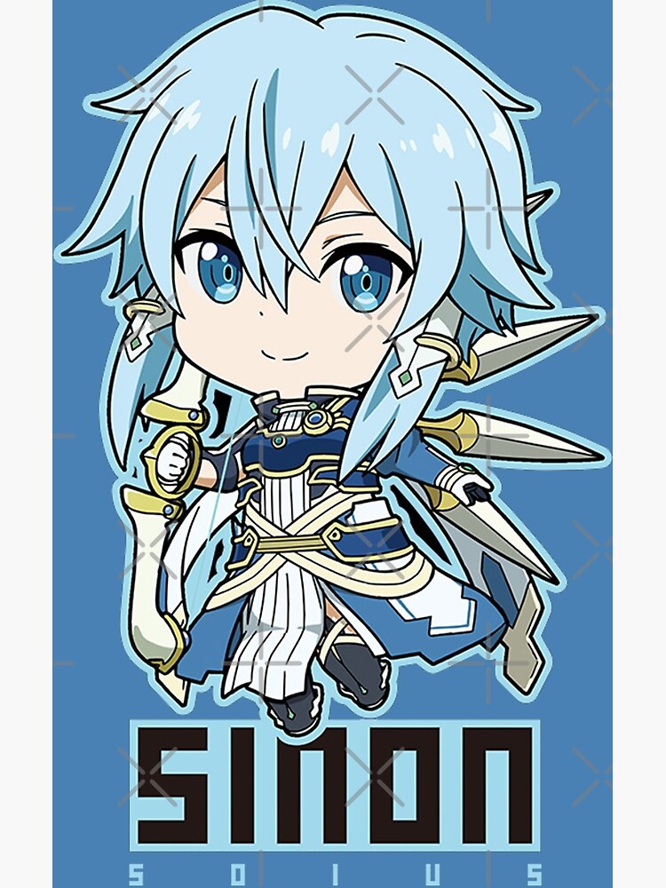 "Chibi Sinon(Solus) - Sword Art Online War of Underworld" Canvas Print ...