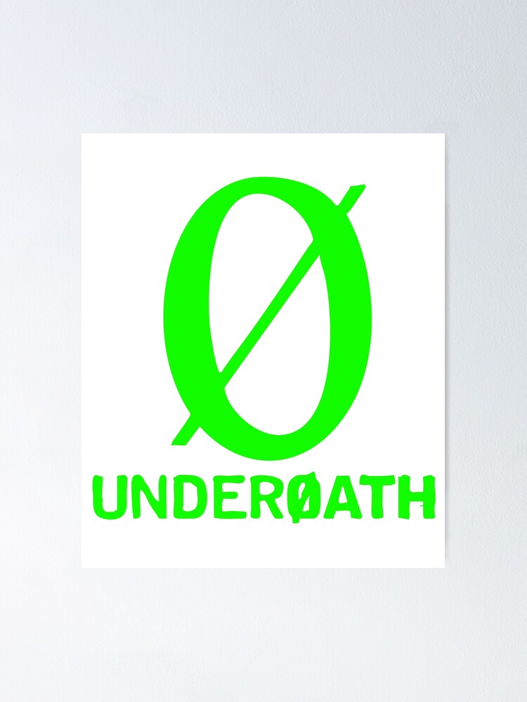 "Underoath band logo" Poster by mantrithesan | Redbubble
