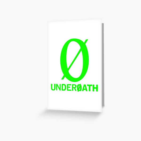 "Underoath band logo" Greeting Card by mantrithesan | Redbubble