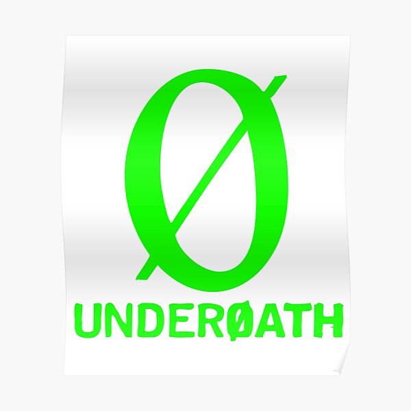 "Underoath band logo" Poster by mantrithesan | Redbubble