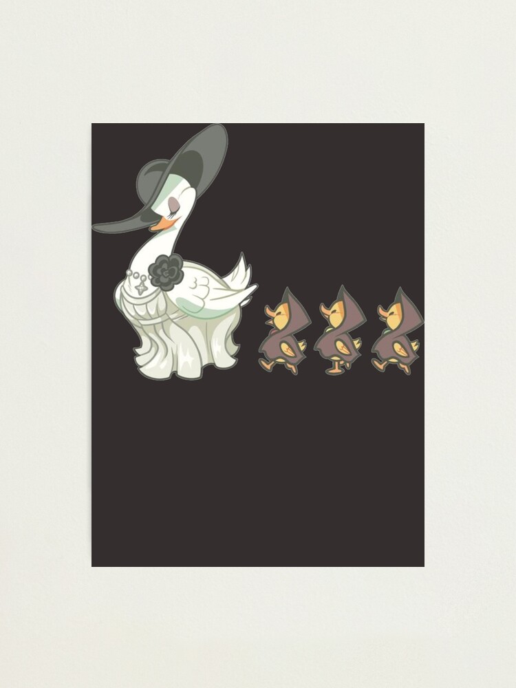 "Duck Lady Dimitrescu Resident Evil Village RE8 Sticker" Photographic ...