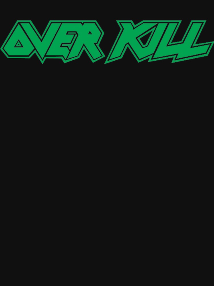 "Overkill Band Logo Sticker" T-shirt for Sale by leilawalte | Redbubble ...