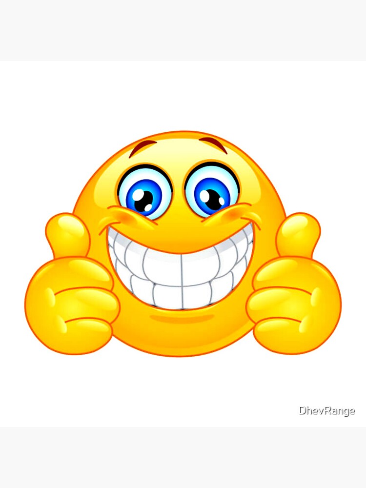 "Smile Emoji Good Wow Best" Sticker for Sale by DhevRange | Redbubble