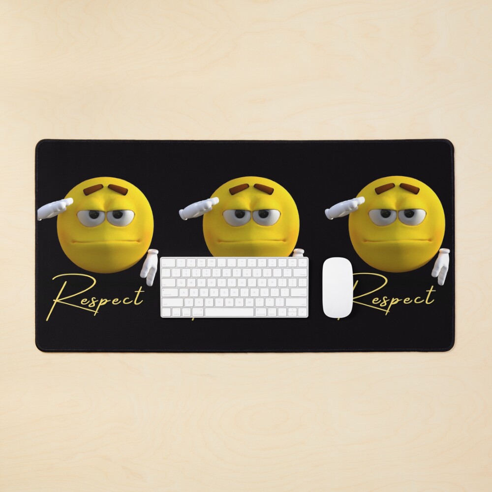 "Respect - Emoji Funny Face" Photographic Print for Sale by G-Cafe ...