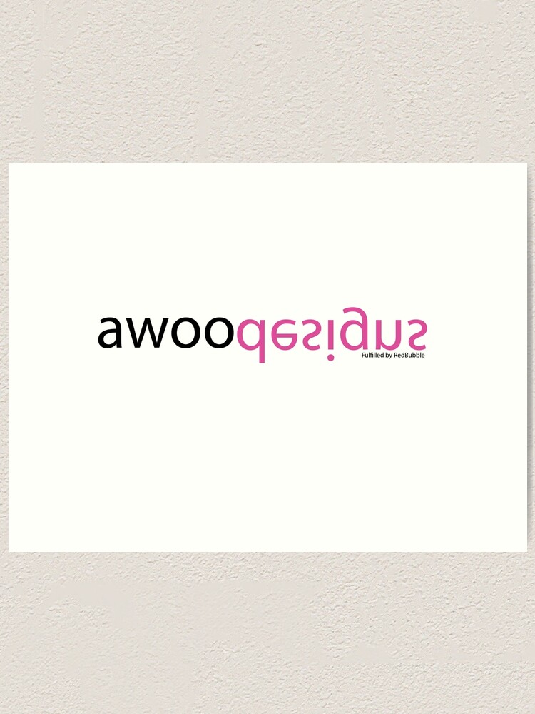 "Awoo Designs - For Furries" Art Print by awoo | Redbubble