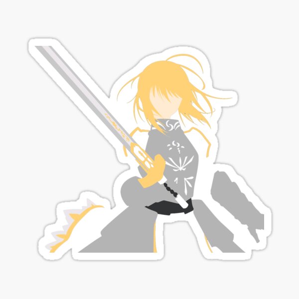 "Minimal Saber" Sticker by Eagle-Fly-Free | Redbubble