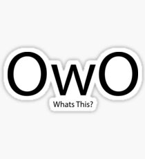Owo Stickers | Redbubble
