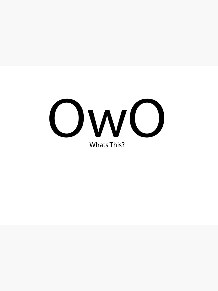 Impression photo « OwO Qu'est-ce que c'est? - Furry Design », par awoo ...