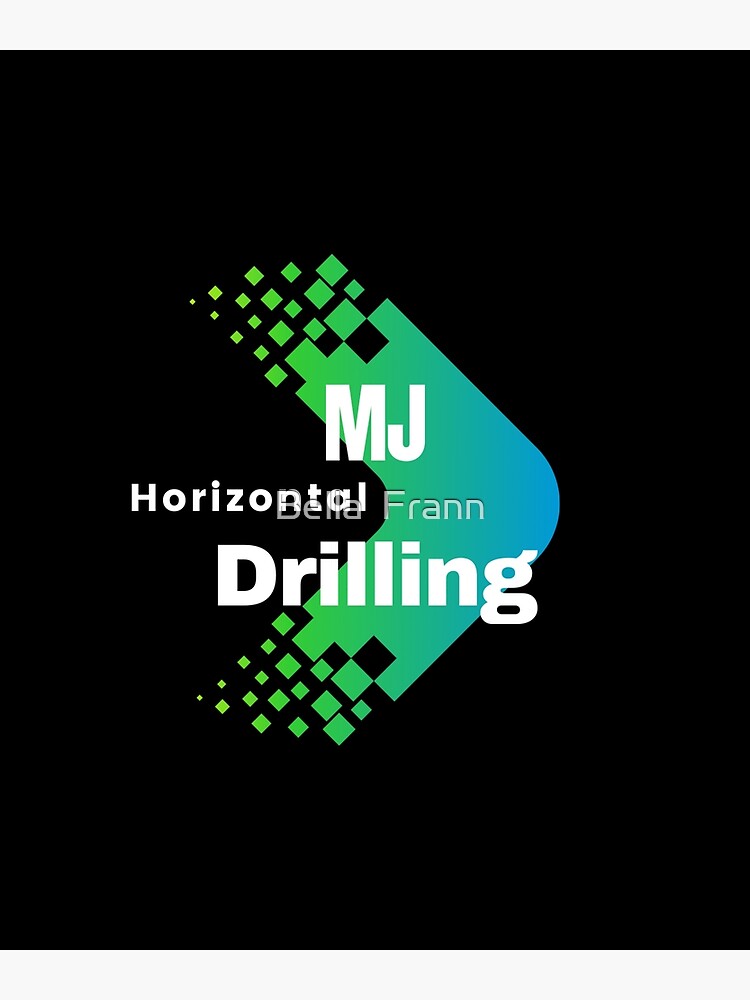 "MJ Drilling White Logo" Photographic Print for Sale by LittlePleasures ...