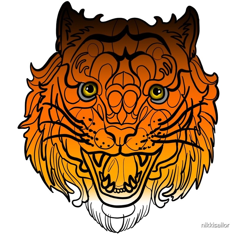 "Tiget tattoo" by nikkisailor | Redbubble