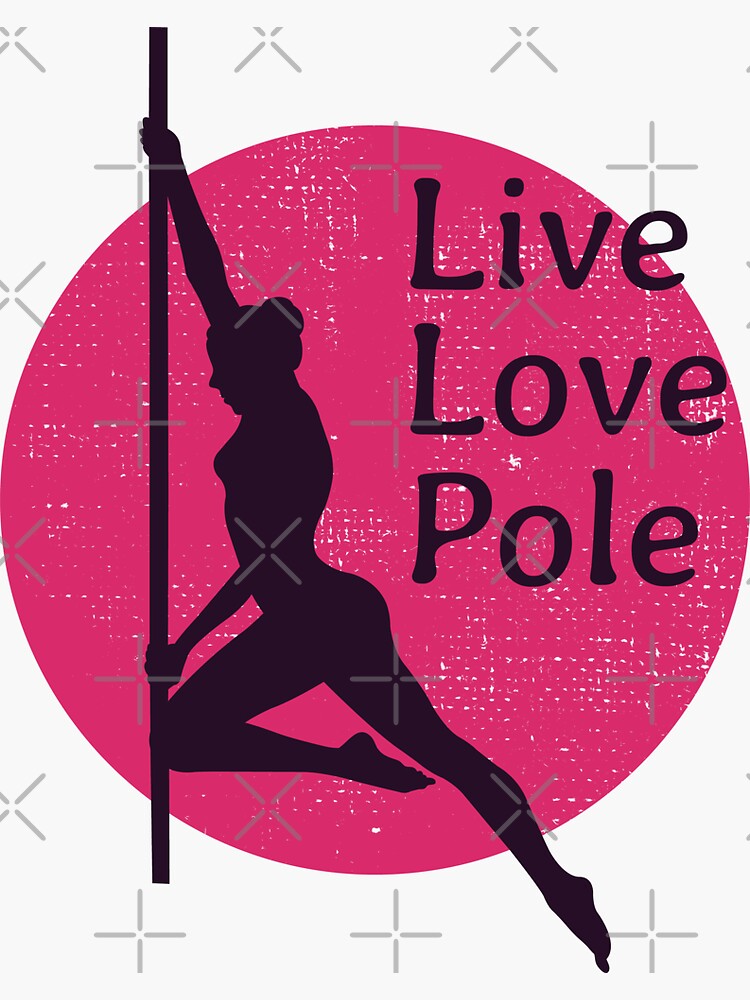 "Pole Sport Dance Dancer Competition Acrobatics" Sticker for Sale by ...