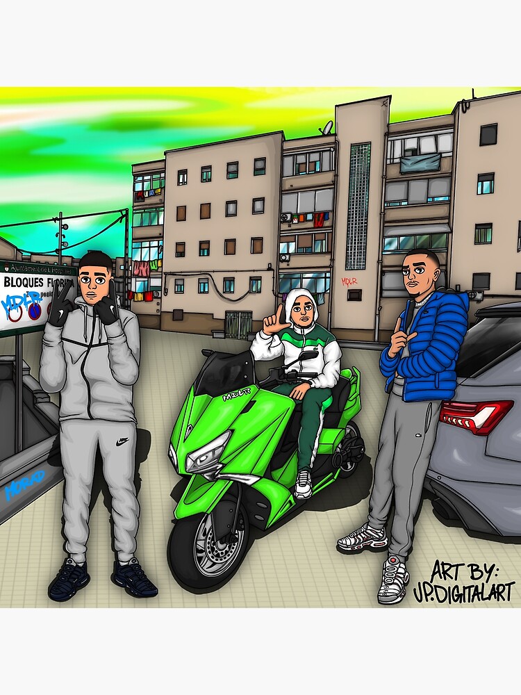 Póster «Obra de arte mdlr morad» de jp-digitalart | Redbubble