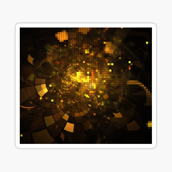 "Bronze Gold Blocks" Sticker for Sale by KimSyOk | Redbubble