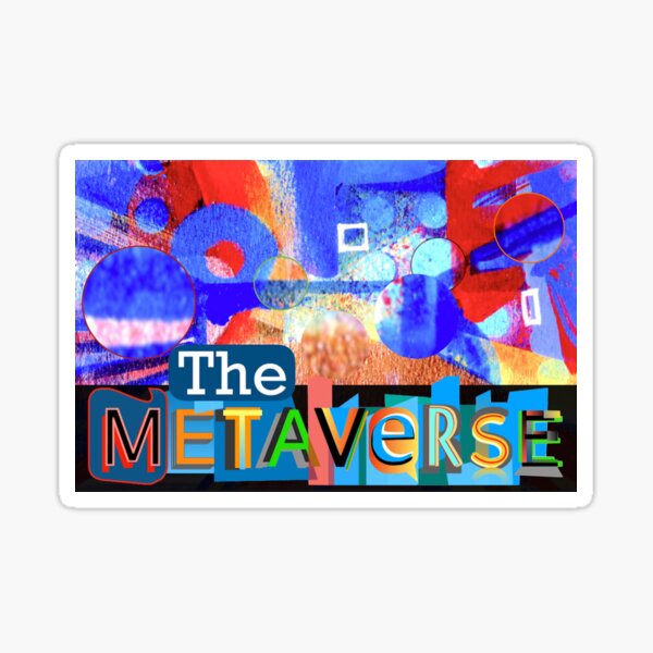 "The Metaverse Realm" Sticker for Sale by artforia | Redbubble
