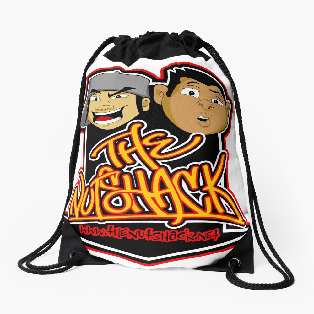 "The Nutshack Logo" Drawstring Bag for Sale by TheCosmicGnome | Redbubble