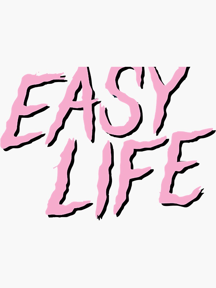 "BEST SELLING -easy life album cover MERCHANDISE Essential" Sticker for ...