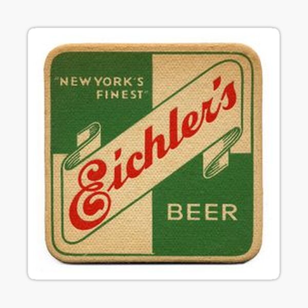 "Eichler's Beer" Sticker for Sale by uniquenostalgia | Redbubble