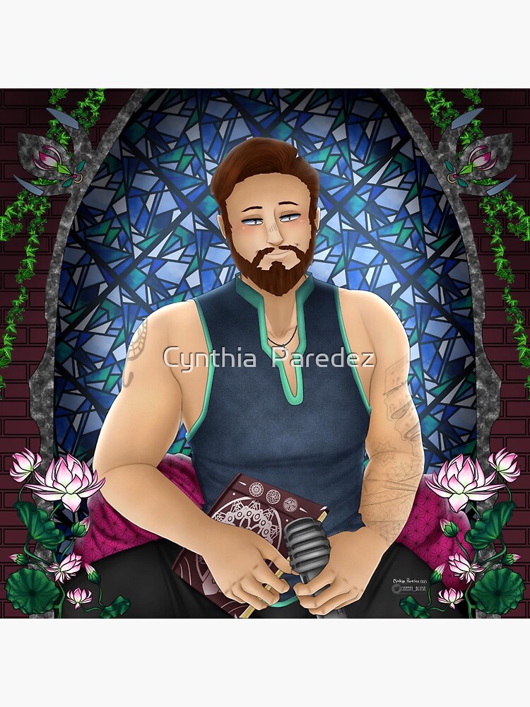 "eidola - andrew fan art (the architect/maskless vers)" Sticker by ...