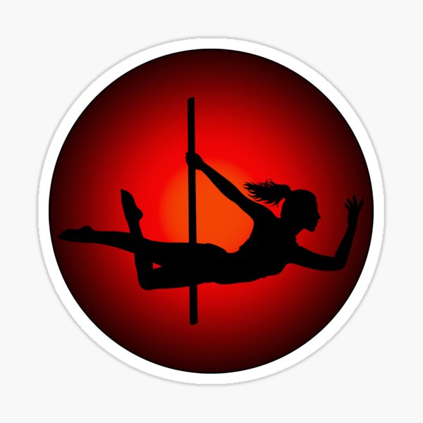 "Pole Sport Dance Dancer Competition Acrobatics" Sticker for Sale by ...
