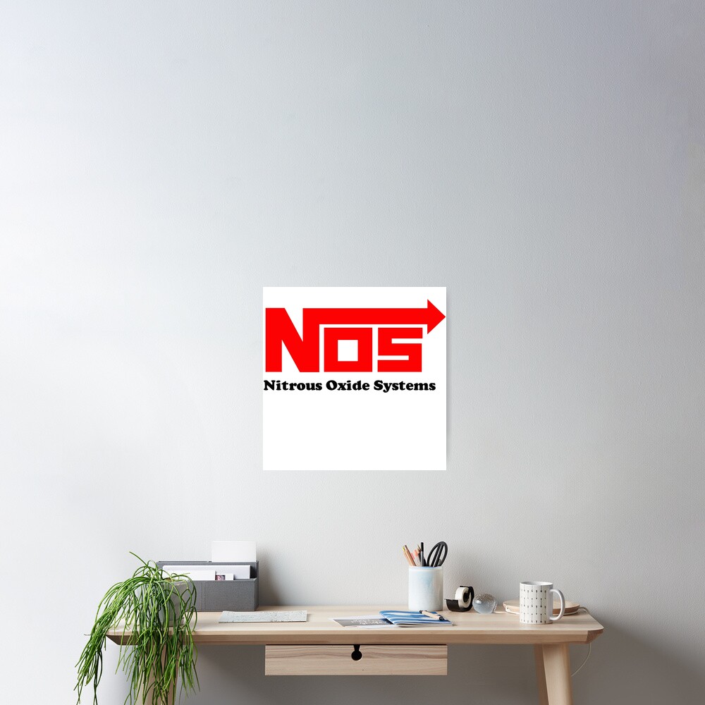 "NOS Racing Symbol" Poster by moramorakun | Redbubble