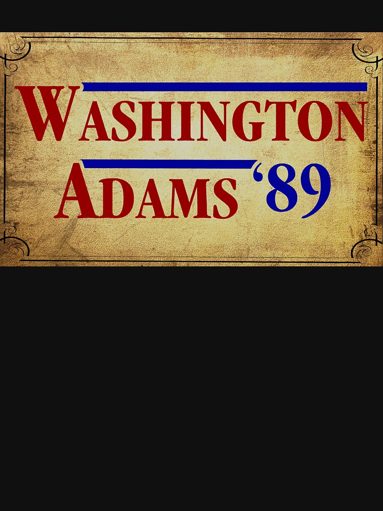 "Washington - Adams - 1789" T-shirt by PETRIPRINTS | Redbubble