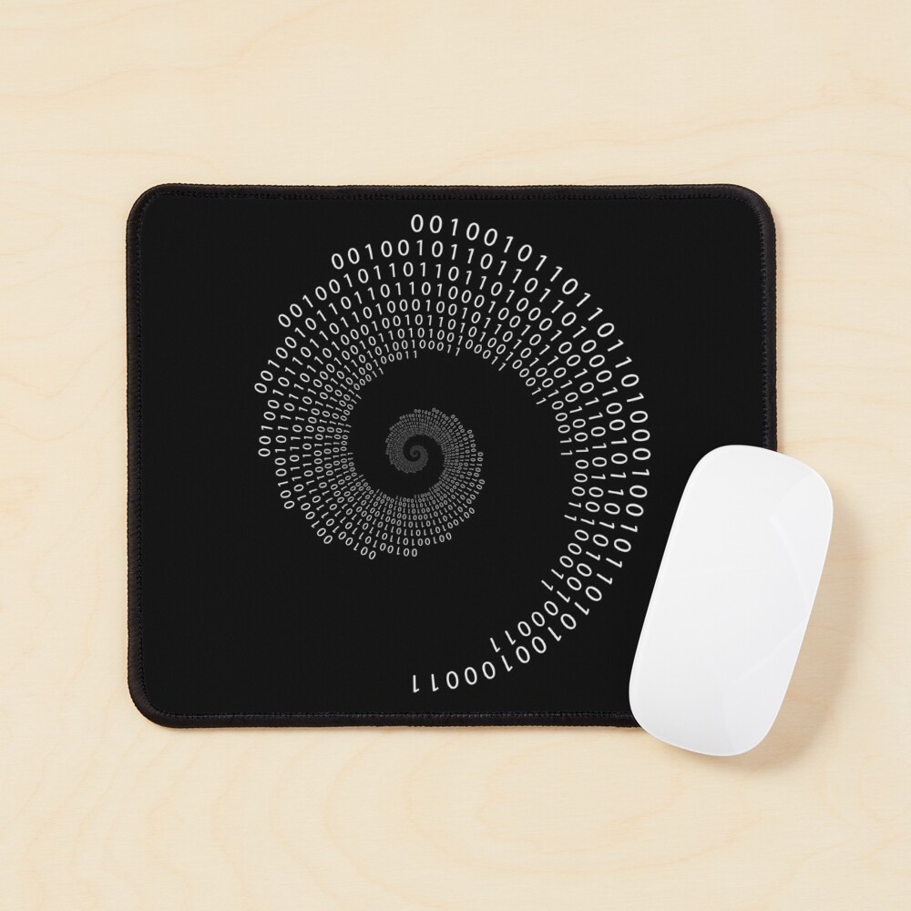 "Binary fibonacci sequence spiral." Sticker for Sale by angelisart ...