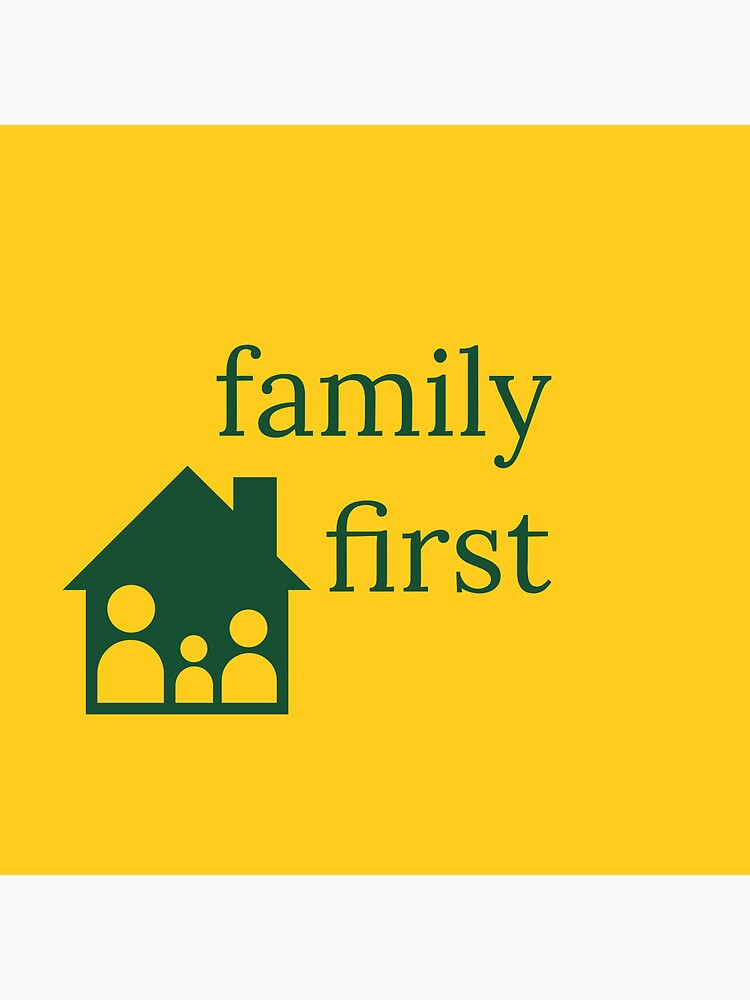 "family first" Poster for Sale by Mariamch99 | Redbubble