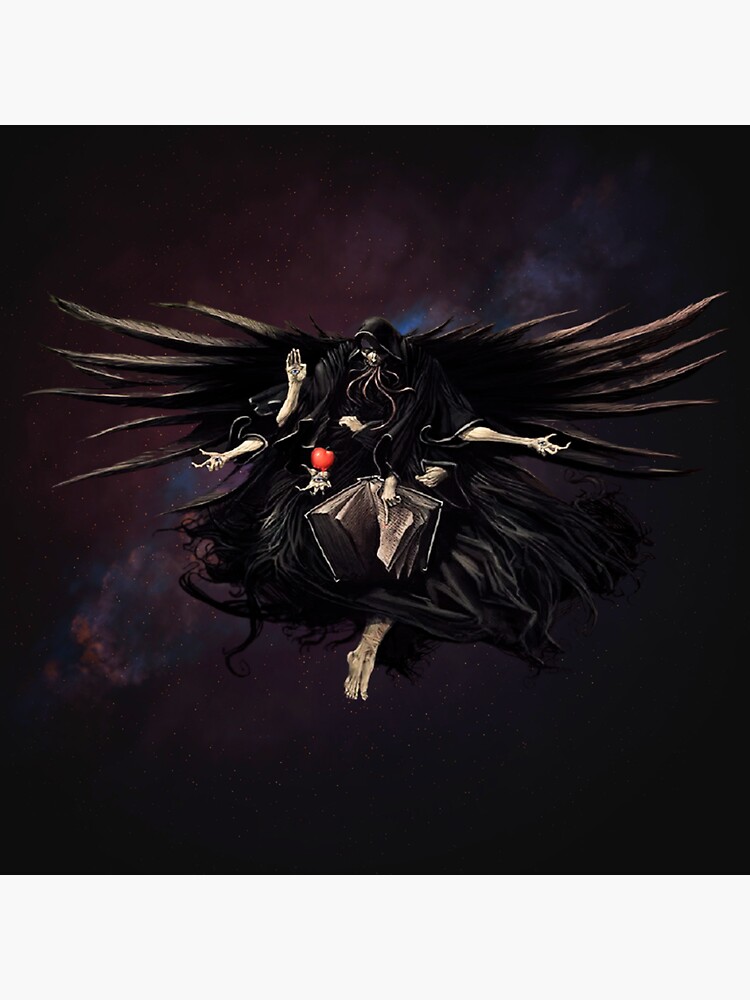 "Angel Azrael" Sticker by Akasha90 | Redbubble