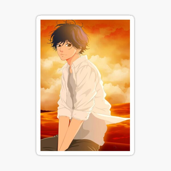 "Ao Haru Ride Blue Spring Ride" Sticker for Sale by NormaBrown1 | Redbubble