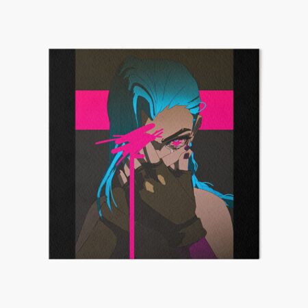 "Jinx crying Art - Arcane Scene Fan Art " Art Board Print by ...