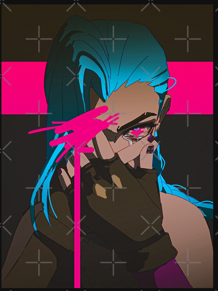 "Jinx crying Art - Arcane Scene Fan Art " T-shirt by TheSkorpBrush ...