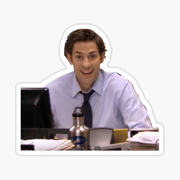 "jim" Sticker by macngeese | Redbubble