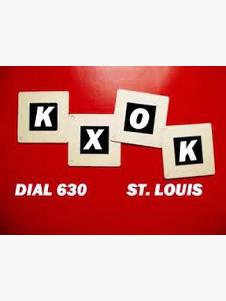 "KXOK St Louis" Sticker for Sale by uniquenostalgia | Redbubble