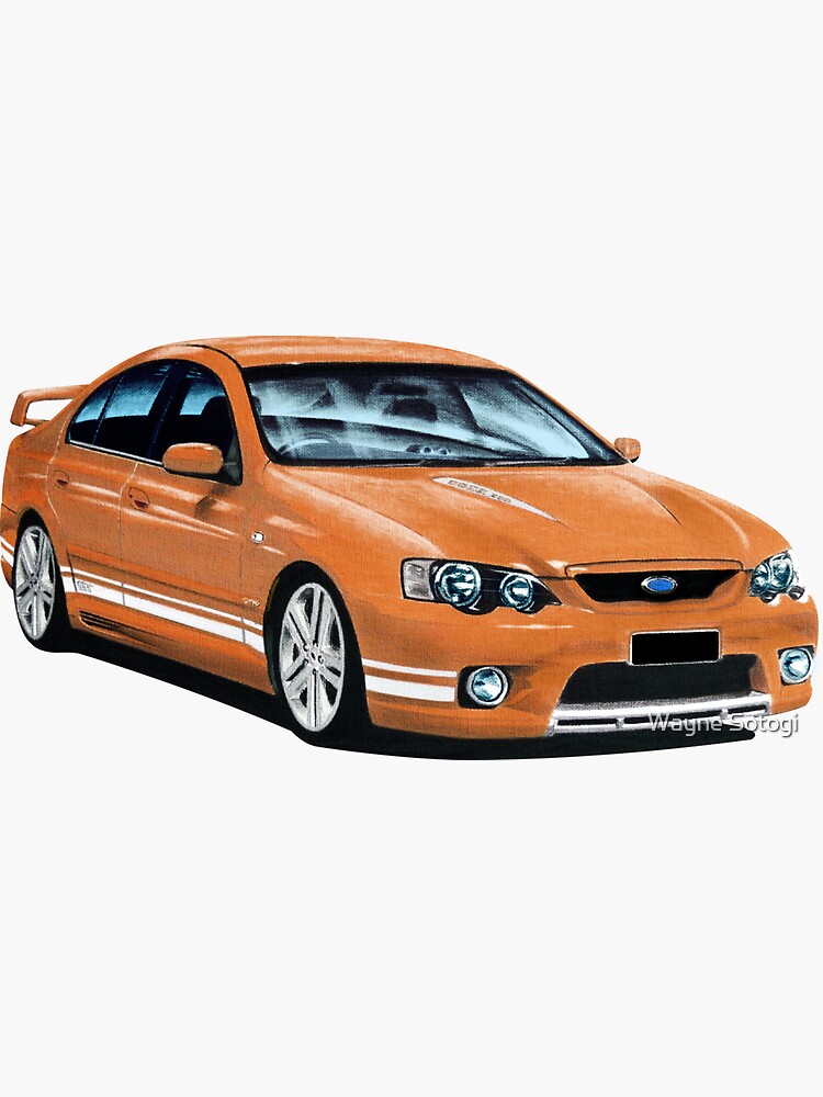 "2004 BA Ford Falcon GT Boss 290 artwork by Wayne Sotogi" Sticker for ...