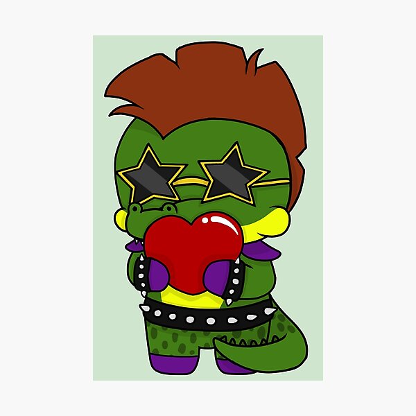 "fnaf security breach monty valentine chibi" Photographic Print by ...