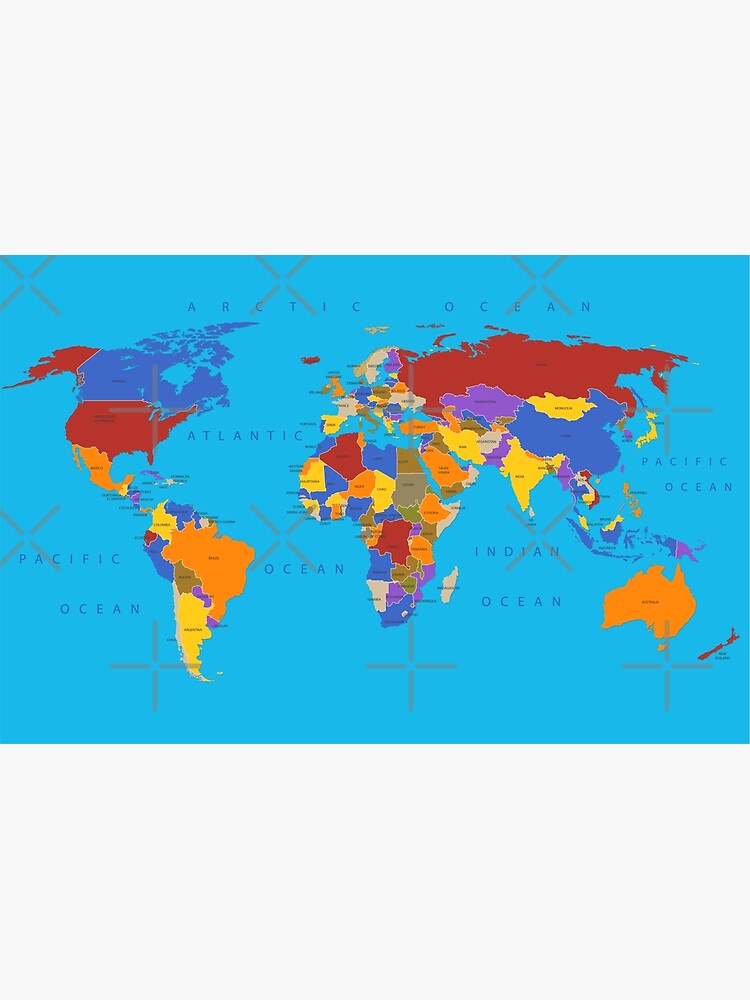 "world map poster | world map for education | World Premier Wall Map ...