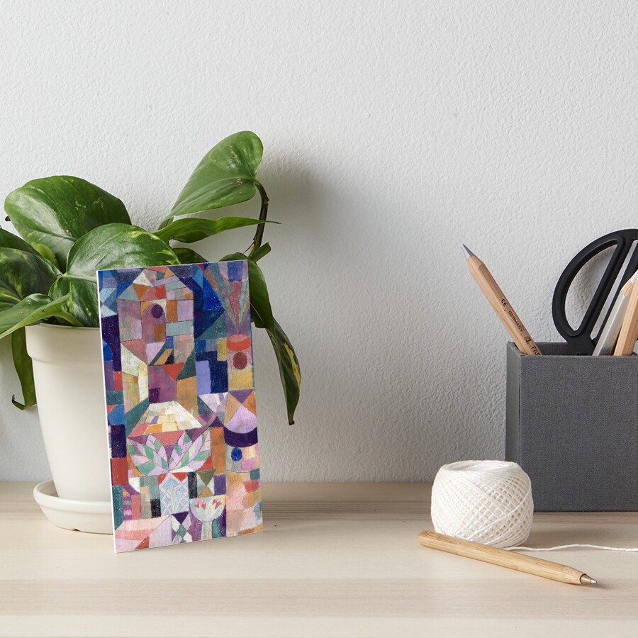 Lámina rígida «Klee | Burggarten 1919 | Gato Mandón: Página de inicio ...