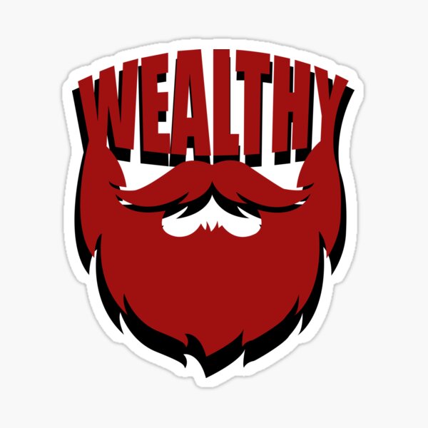 "Wealthy" Sticker for Sale by Gilgannesh | Redbubble