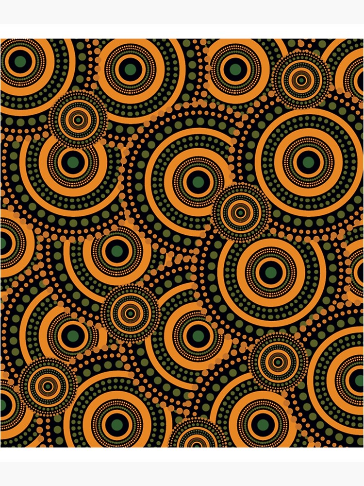 "Aesthetic Dot Art Seamless Pattern with Circles " Poster for Sale by ...